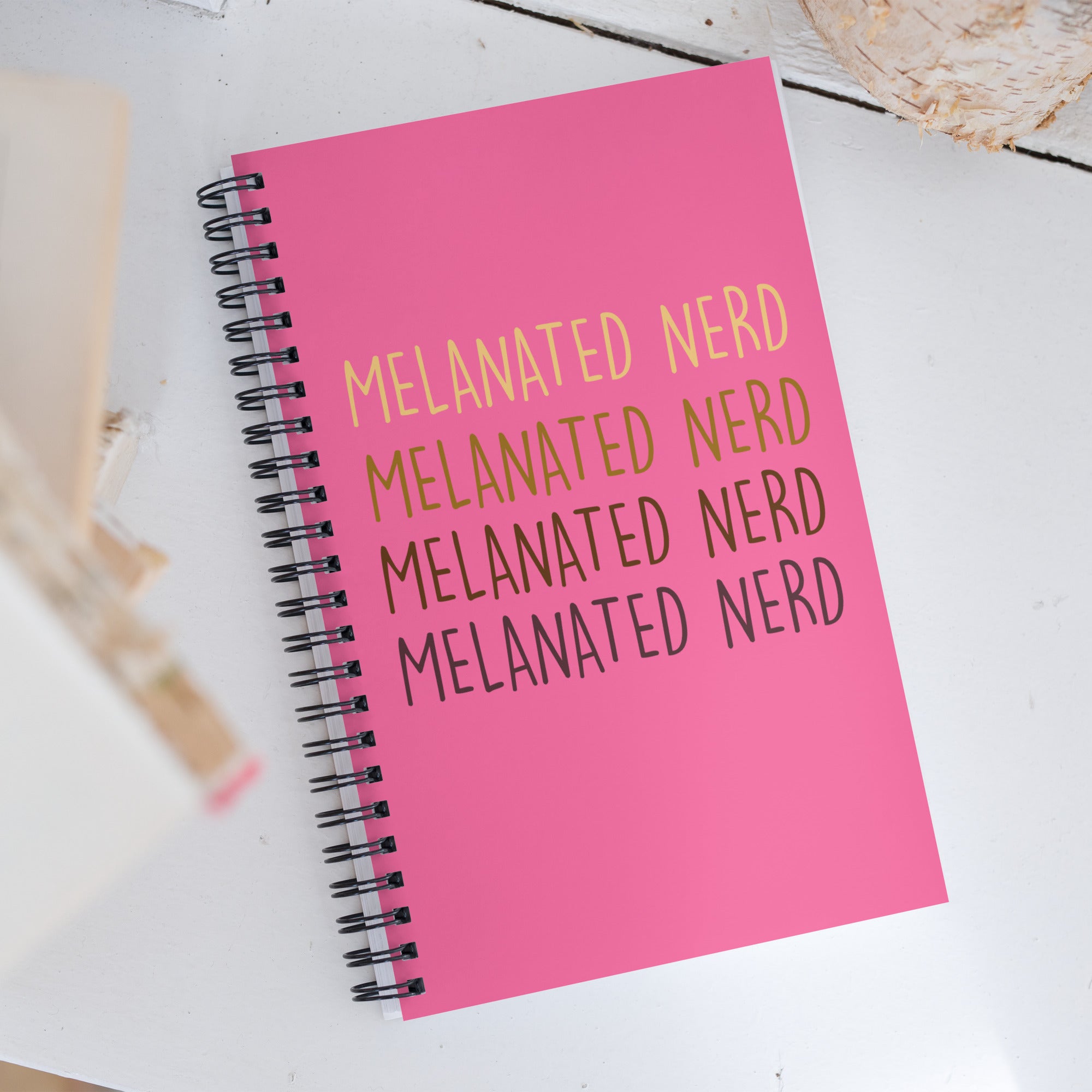 Pink Spiral Notebook | Best Spiral Notebook | MelanatedNerd